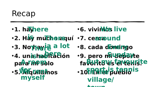 Modern languages for Life - Spanish | Teaching Resources