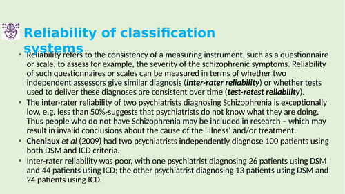 AQA A Level Psychology - Schizophrenia - Diagnosis and Classification ...