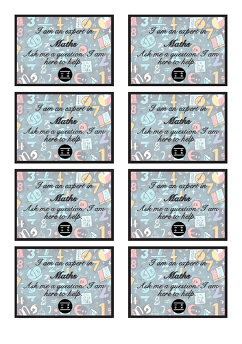 Subject Expert Lanyards Primary School | Teaching Resources