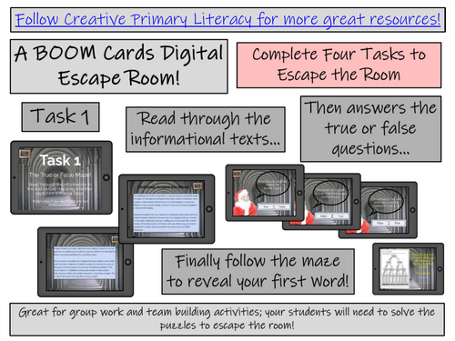 Christmas Around the World BOOM Cards™ Digital Escape Room Activity ...