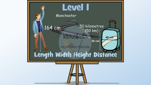 Length and Height PowerPoint Lesson - Level 1 Functional Skills Maths ...