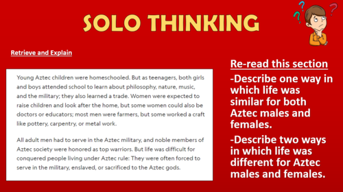 Introduction to the Aztecs - Upper KS2 Reading Comprehension Lesson ...