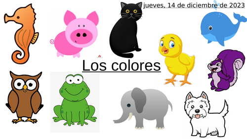 Los colores PPT and worksheet | Teaching Resources