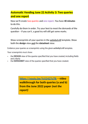 BTEC IT Unit 2 VIDEO WALKTHROUGHS & written answers for the June 2022 ...