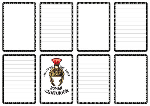 Roman Centurion Booklet (8 page printable booklet for presenting ...
