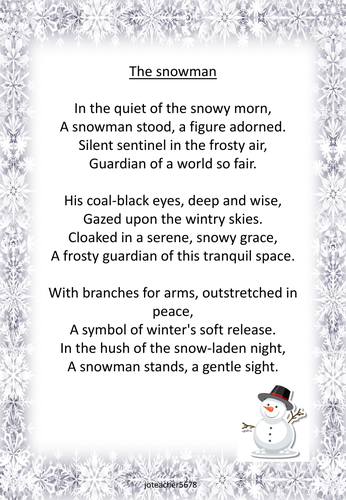 Christmas _ winter poems (3) | Teaching Resources