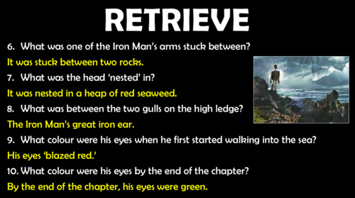 The Iron Man - Chapter 1 - The Coming of the Iron Man! | Teaching Resources