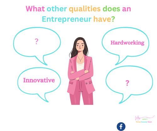 Qualities of an entrepreneur - quick starter activity | Teaching Resources