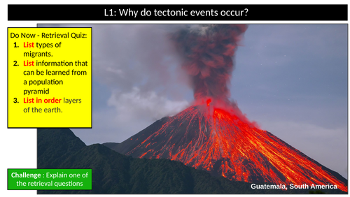 IGCSE Earthquakes and volcanoes | Teaching Resources