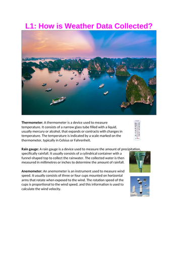 IGCSE Weather | Teaching Resources