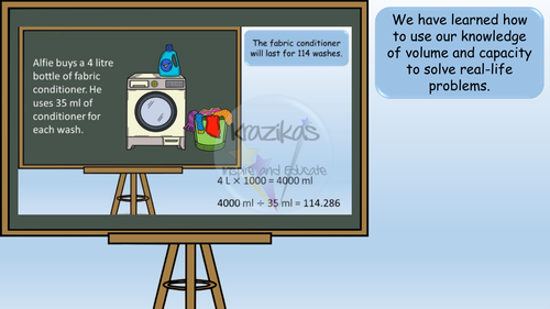 Volume and Capacity PowerPoint Lesson - Level 1 Functional Skills Maths ...