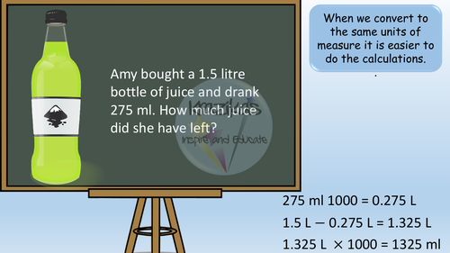 Volume and Capacity PowerPoint Lesson - Level 1 Functional Skills Maths ...