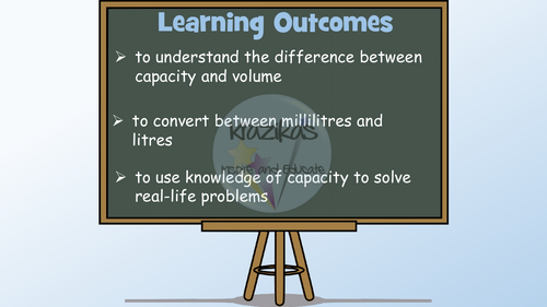 Volume and Capacity PowerPoint Lesson - Level 1 Functional Skills Maths ...