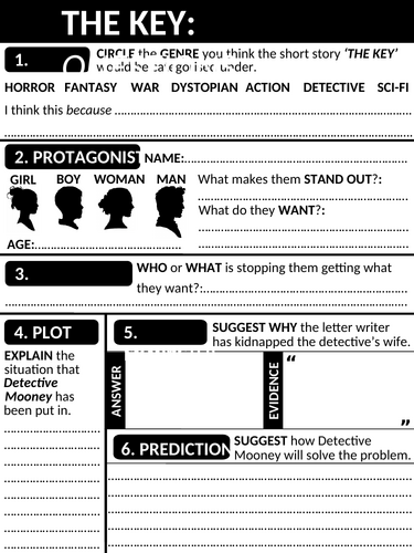 Short Stories for KS3 English groups - Key Vocabulary & Questions ...