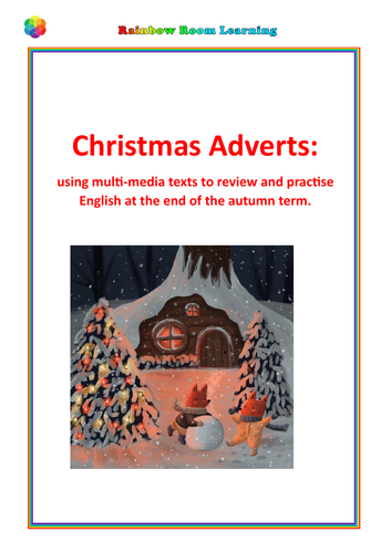 Christmas advert comprehension, vocab and writing pack. | Teaching ...