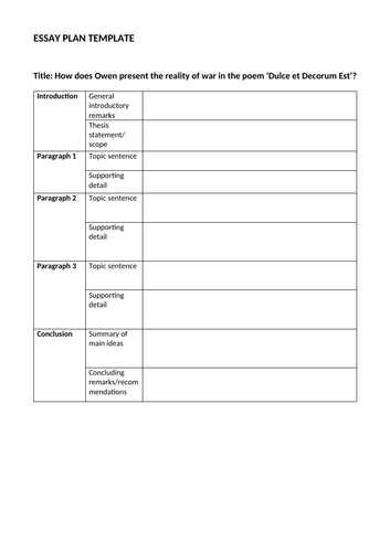 Teaching English: Poetry - Wilfred Owen 'Dulce et Decorum Est ...