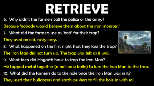 The Iron Man - Chapter 2 - The Return of the Iron Man! | Teaching Resources