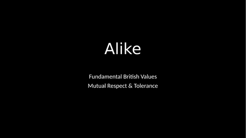 Assembly - ALIKE - Mutual respect and Tolerance Equality Act 2010 ... Assembly - ALIKE - Mutual respect and Tolerance Equality Act 2010 ...