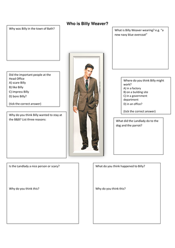 The Landlady | Teaching Resources