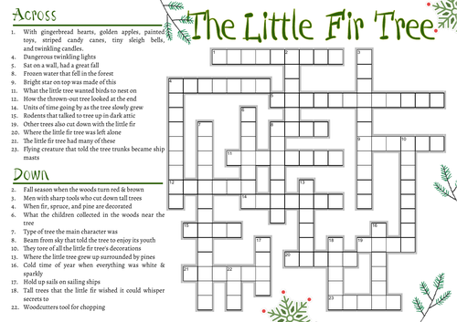 Little Fir Tree Christmas Reading | Teaching Resources