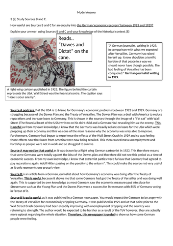 GCSE History SOW - Nazi Germany - Edexcel GCSE | Teaching Resources