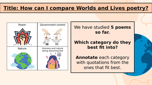 Worlds and Lives Poetry Scheme | Teaching Resources