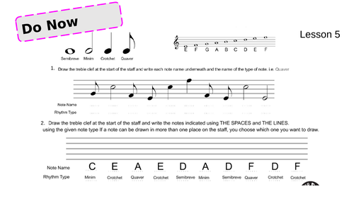 Keyboard Skills - Lesson 5 | Teaching Resources