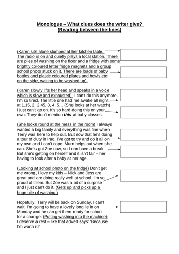 Monologues | Teaching Resources