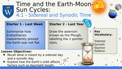 GCSE Astronomy Unit 4 - Time and the Earth-Moon-Sun System | Teaching ...