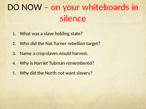 Was the American Civil War a war against slavery? | Teaching Resources