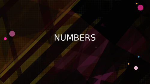 Numbers | Teaching Resources