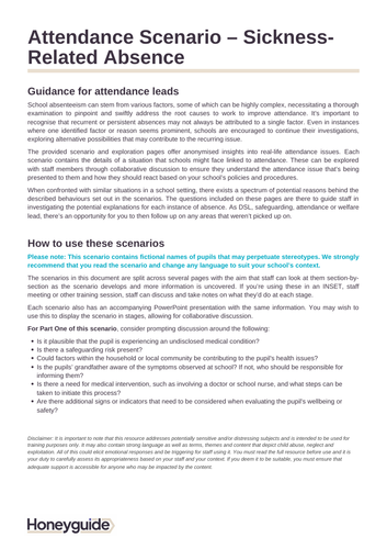 Attendance Strategy Monitoring and CPD Pack | Teaching Resources