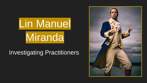Lin Manuel Miranda - Theatre Practitioner (Hamilton, In The Heights ...