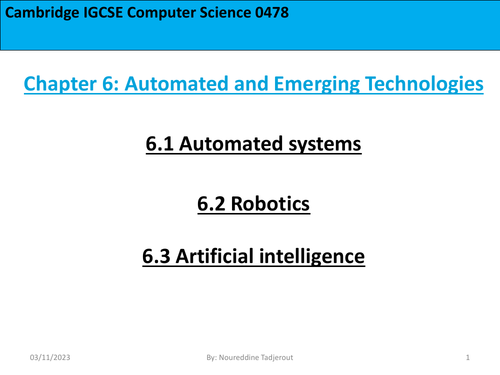 IGCSE CS Y10/11- From Chapter 1 to chapter 10 - 2023 -2024 | Teaching Resources