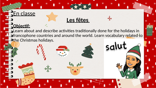 Leçon Y9 set 1/Year 10 French - Les fêtes | Teaching Resources