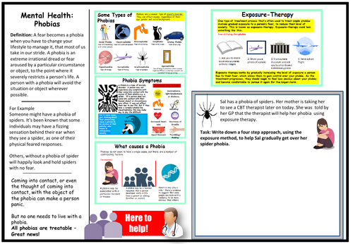 PSHE Mental Health Phobias Lesson | Teaching Resources
