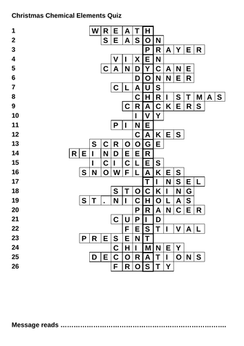 Christmas Quiz Activities | Teaching Resources