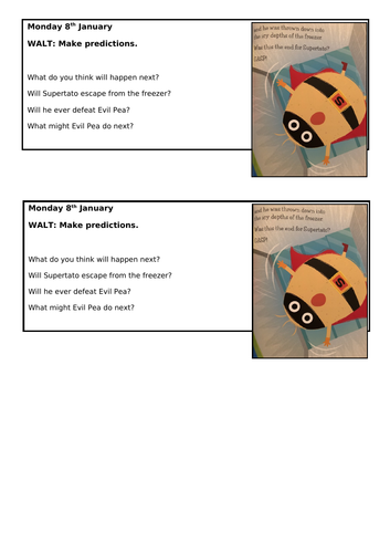 Supertato by Sue Hendra - Year 1 English Planning Unit | Teaching Resources