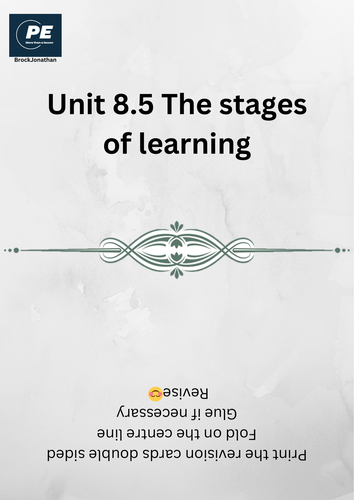 Complete Revision Flashcards For Igcse Pe Physical Education Teaching Resources