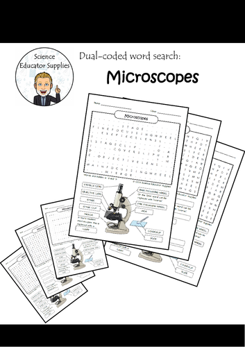 Microscopes word search | Teaching Resources