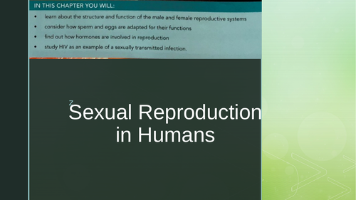 Cambridge iGCSE Biology - Sexual Reproduction | Teaching Resources