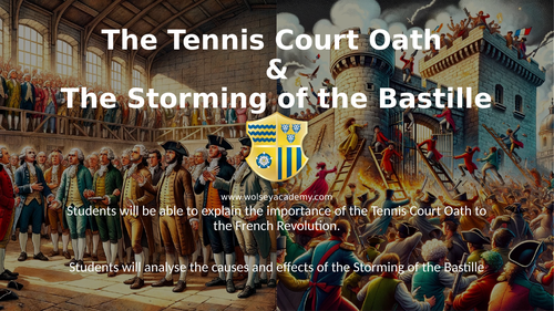 Tennis Court Oath & The Bastille - French Revolution & Napoleon ...