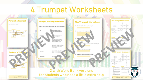 Music - The Trumpet - Handouts and Worksheets | Teaching Resources