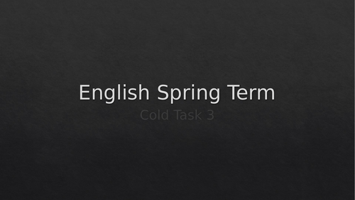 KS2 Cold Write Tasks | Teaching Resources