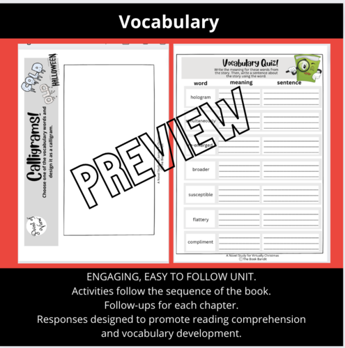 JUNIPER'S CHRISTMAS Novel Study and Reading Comprehension BOOK ...