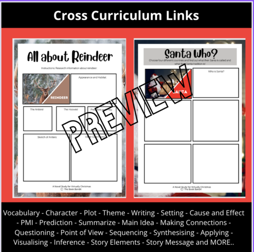 JUNIPER'S CHRISTMAS Novel Study and Reading Comprehension BOOK ...