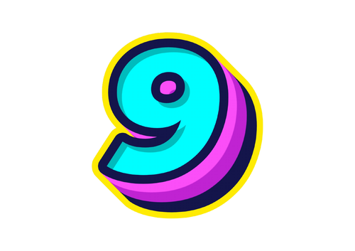 Multiples of 9- numbers for display or flash cards | Teaching Resources