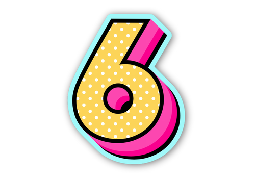 Multiples of 6- numbers for display or flash cards | Teaching Resources