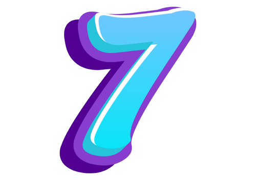 Multiples of 7- numbers for display or flash cards | Teaching Resources