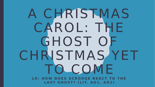 A Christmas Carol Stave 4: The Ghost of Christmas Yet To Come and ...